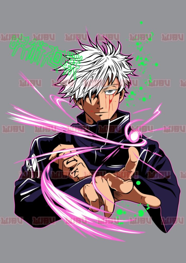 Áo thun Wibu Chú Thuật Hồi Chiến Gojo Satoru S5