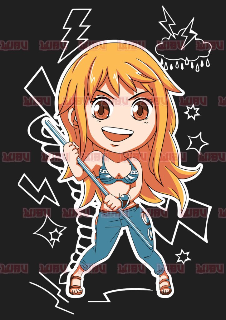 Áo thun Wibu One Piece Nami Mini
