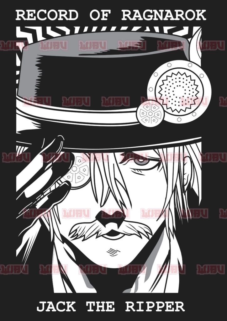 Áo thun Wibu Record Of Ragnarok Jack The Ripper
